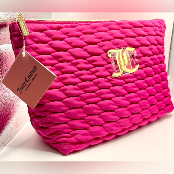 Juicy Couture | Bags | Adorable Fusiapink Juicy Couture Travel Cosmetic ...